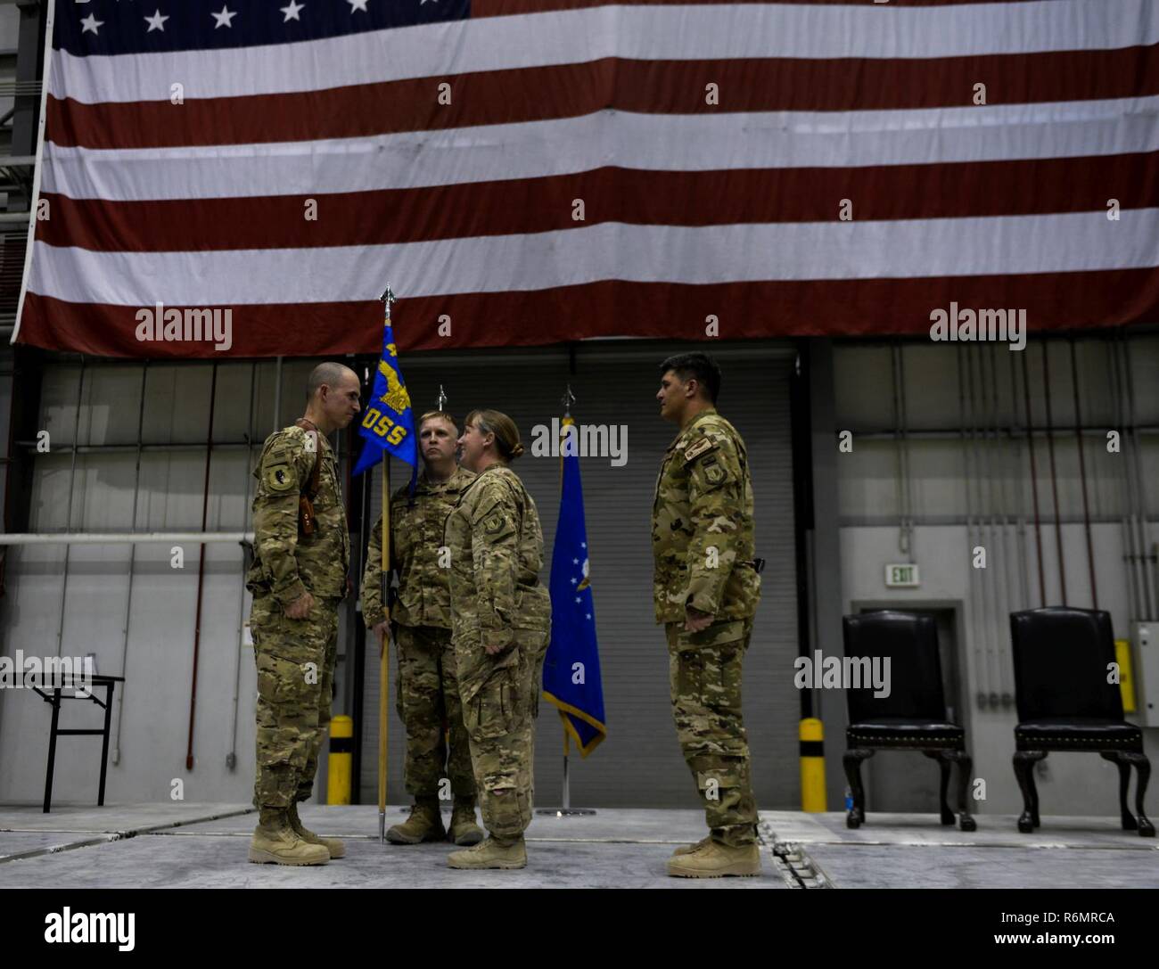 Lt. Col. Joy Boston relinquishes command of the 455th Expeditionary ...