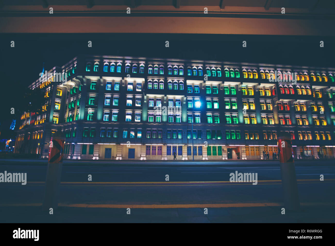 Building Texture Night