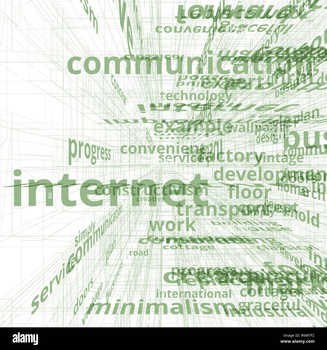Communication business 3d rendering Stock Photo - Alamy