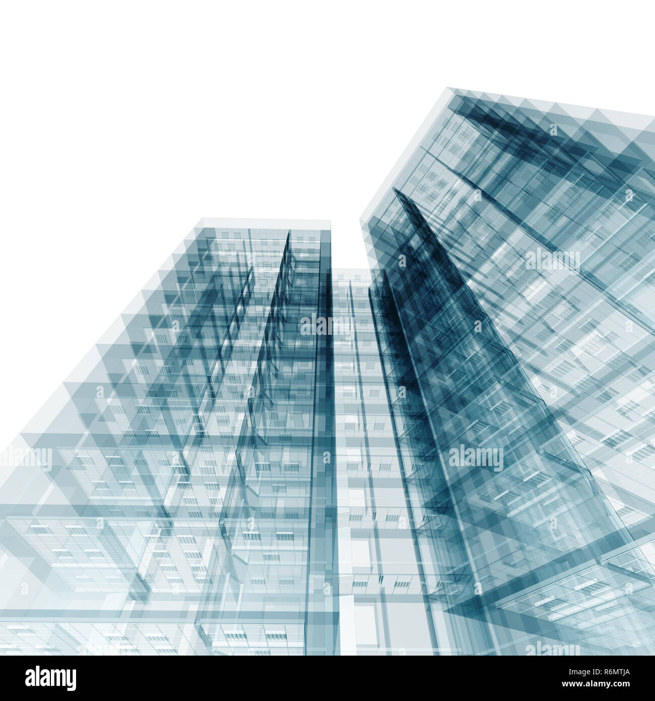 Architecture 3d rendering concept Stock Photo - Alamy