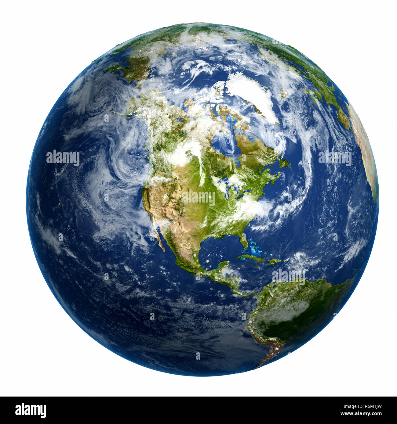 Planet Earth 3d rendering Stock Photo - Alamy