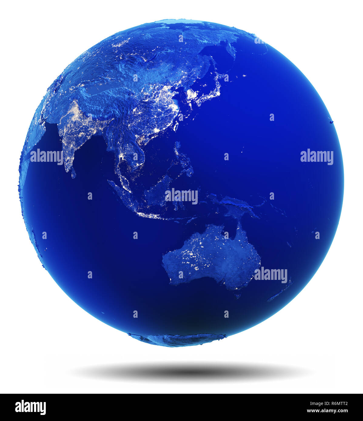 Planet Earth 3d rendering Stock Photo - Alamy