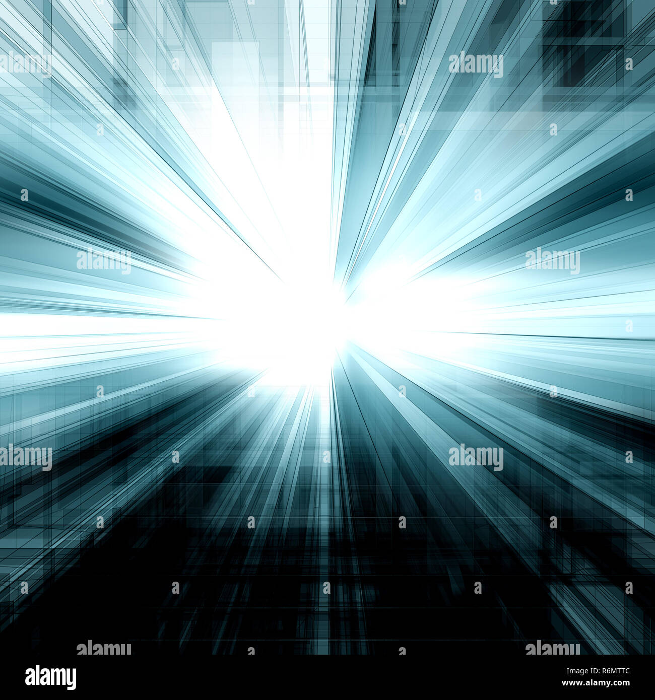 Abstract architecture 3d rendering Stock Photo - Alamy