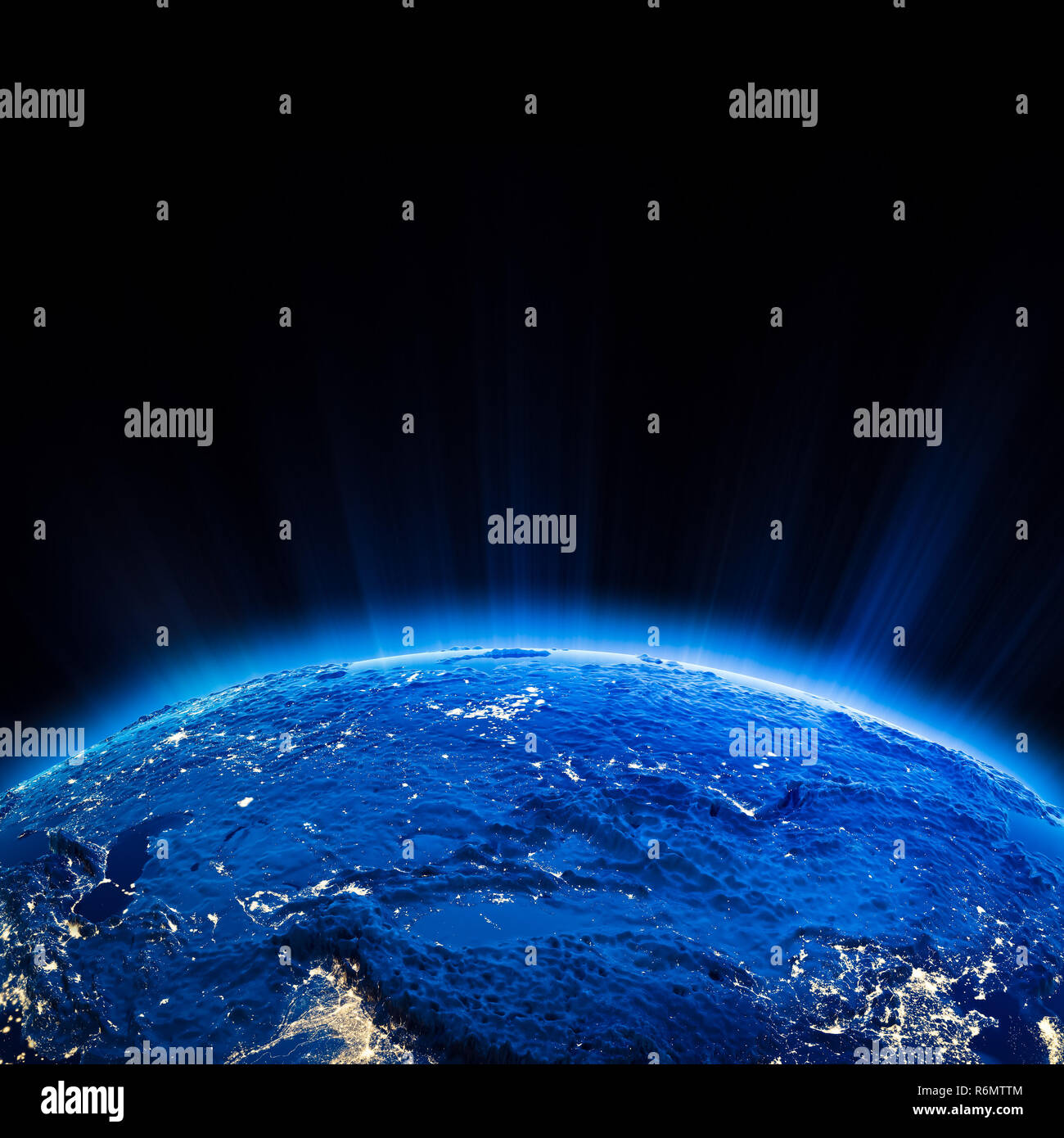 Map of korea at night hi-res stock photography and images - Alamy
