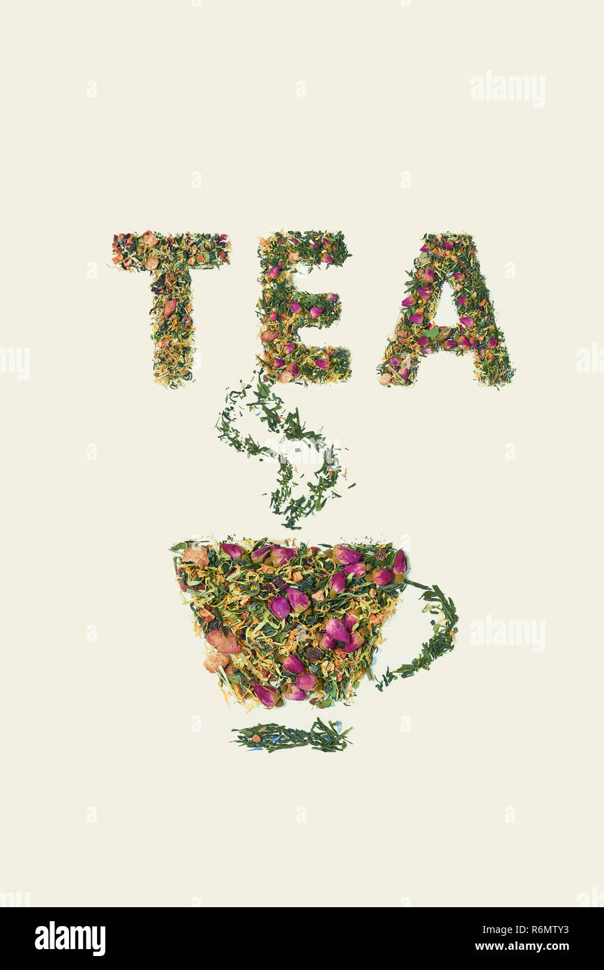 Cup of tea, placer of dry fruit tea Stock Photo - Alamy