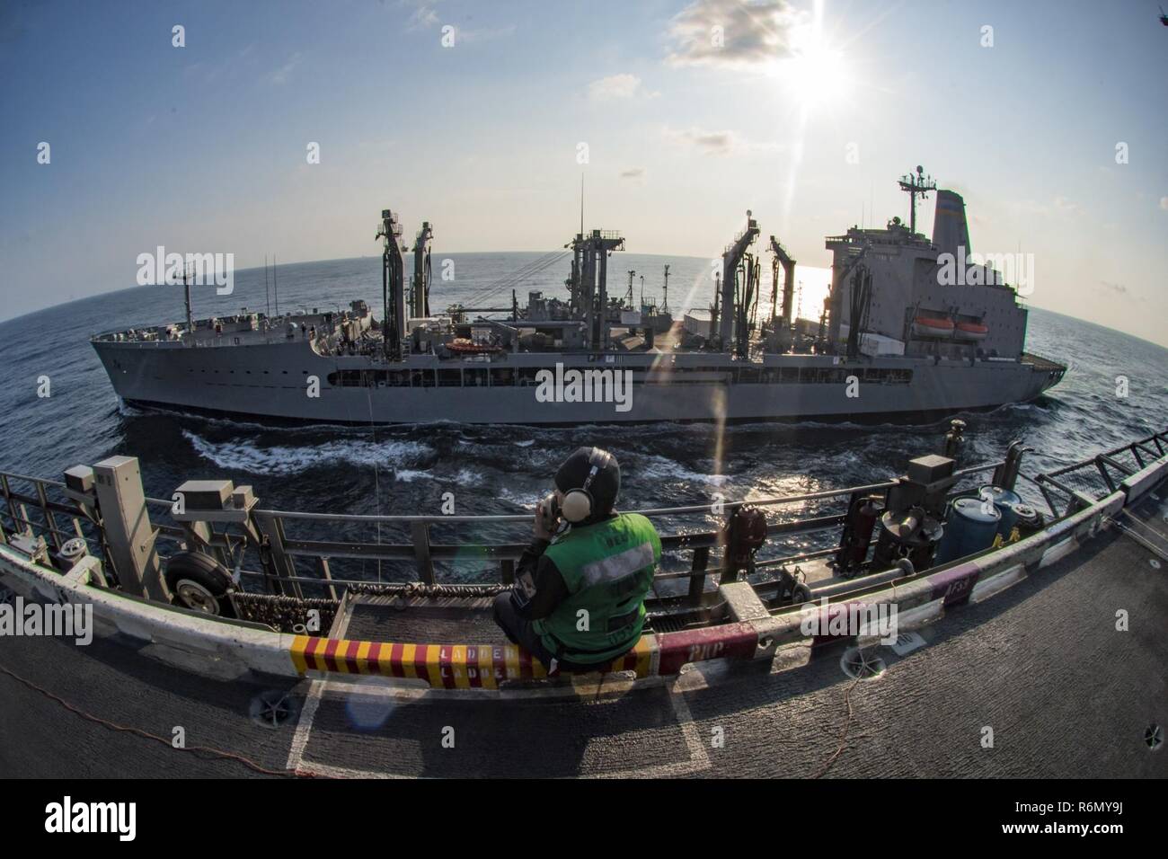 WESTERN PACIFIC (May 27, 2017) Seaman Gabriel Harrison, of San Juan ...