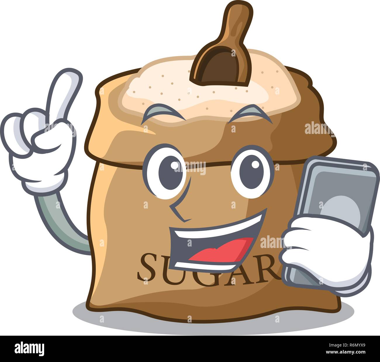 Sugar crystal cake Stock Vector Images - Alamy
