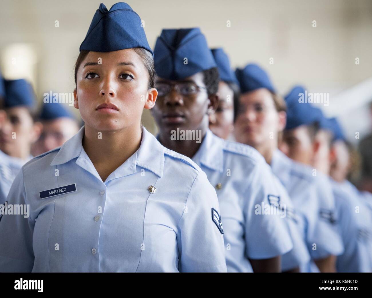 Airman 1st Class Sonya Martinez, 96th Medical Group, stands at the ...