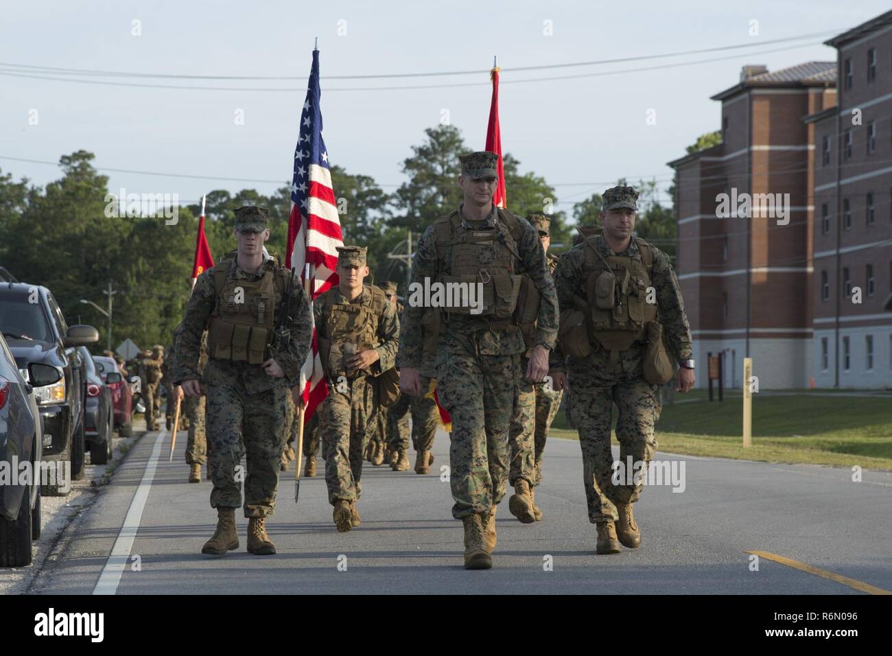 U.S. Marine Col. Samuel C. Cook, commanding officer of Headquarters ...