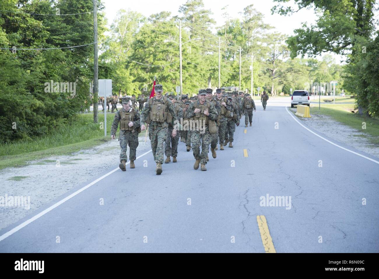 U.S. Marine Col. Samuel C. Cook, commanding officer of Headquarters ...