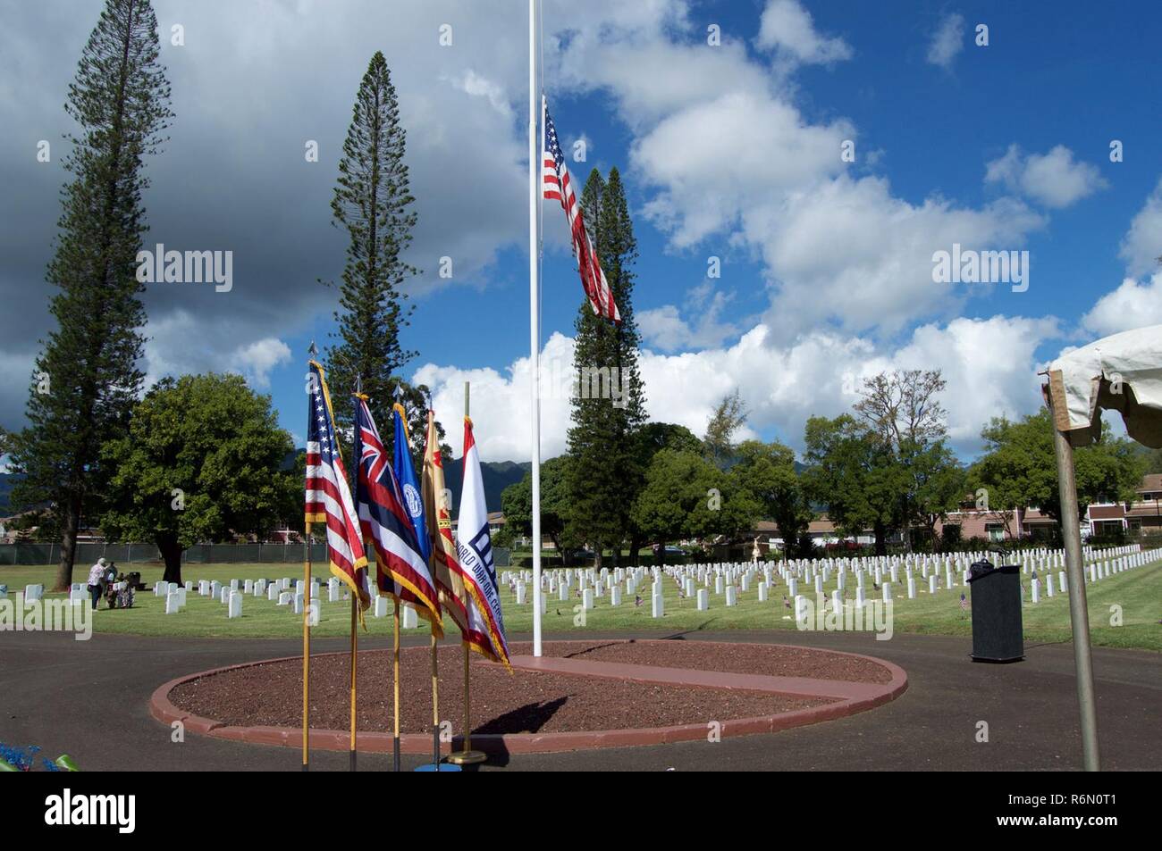 Schofield barracks post cemetery hi-res stock photography and images ...