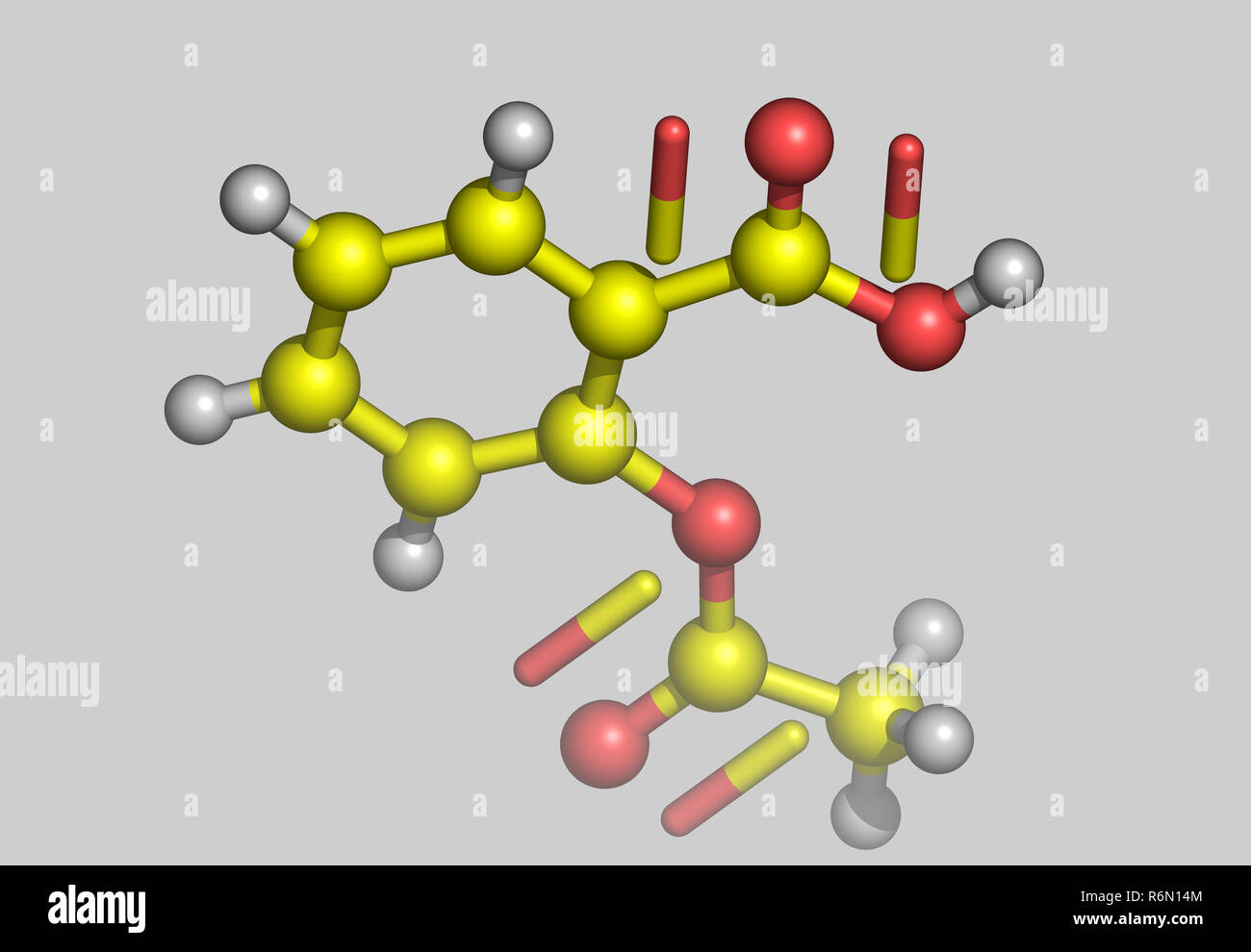 Aspirin molecular model of drug aspirin hi-res stock photography and ...
