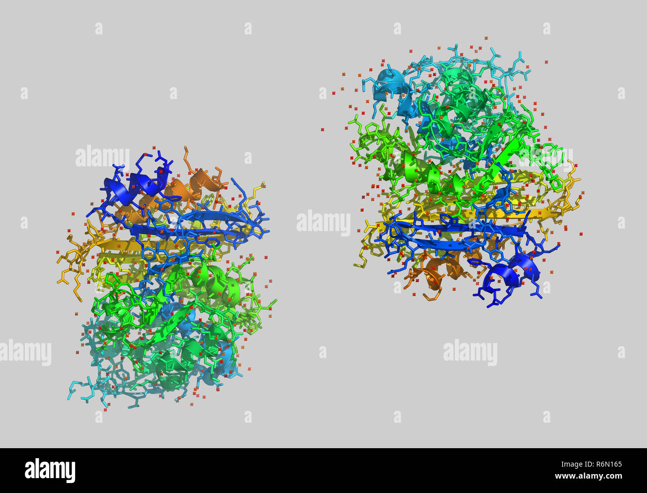 protein molecular model Stock Photo - Alamy