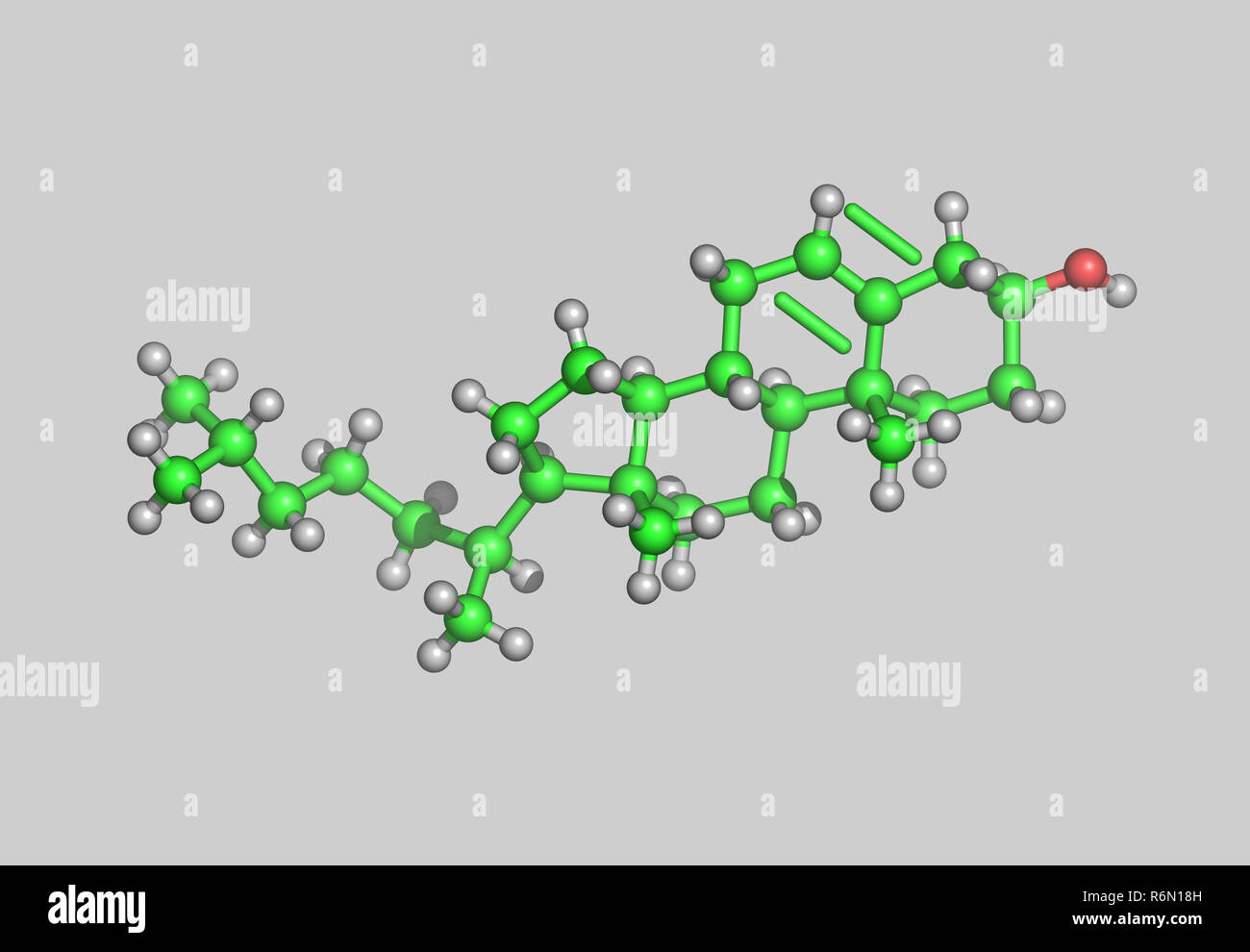 Cholesterol Molecular Model High Resolution Stock Photography and ...