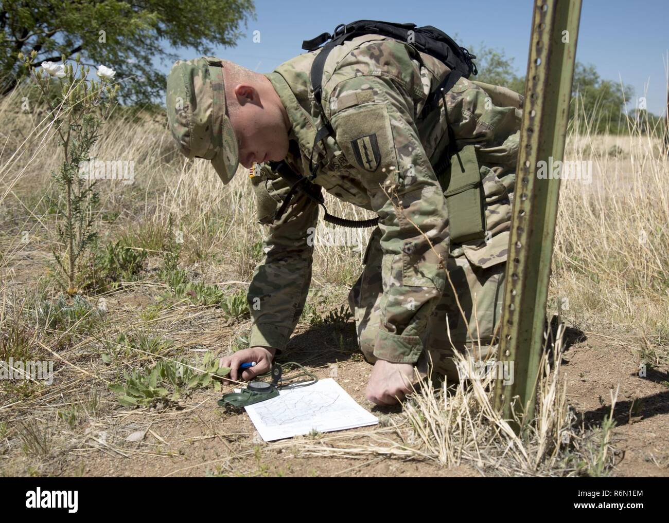 U.S. Army Spc. Justin M. Carter, assigned to 275th Signal Company ...