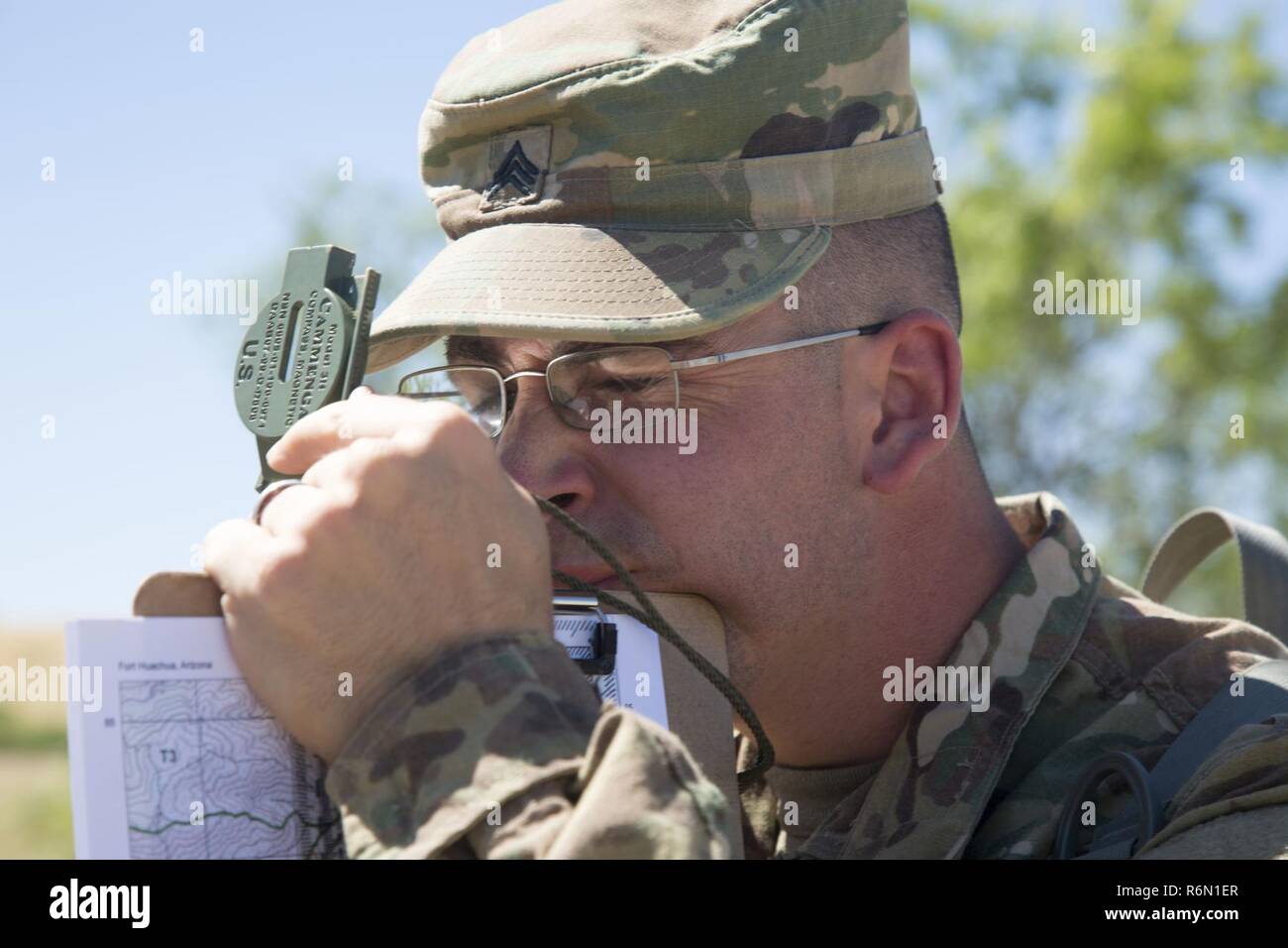 U.S. Army Sgt. Angel L. Ortiz, assigned to 160th Signal Brigade, United ...