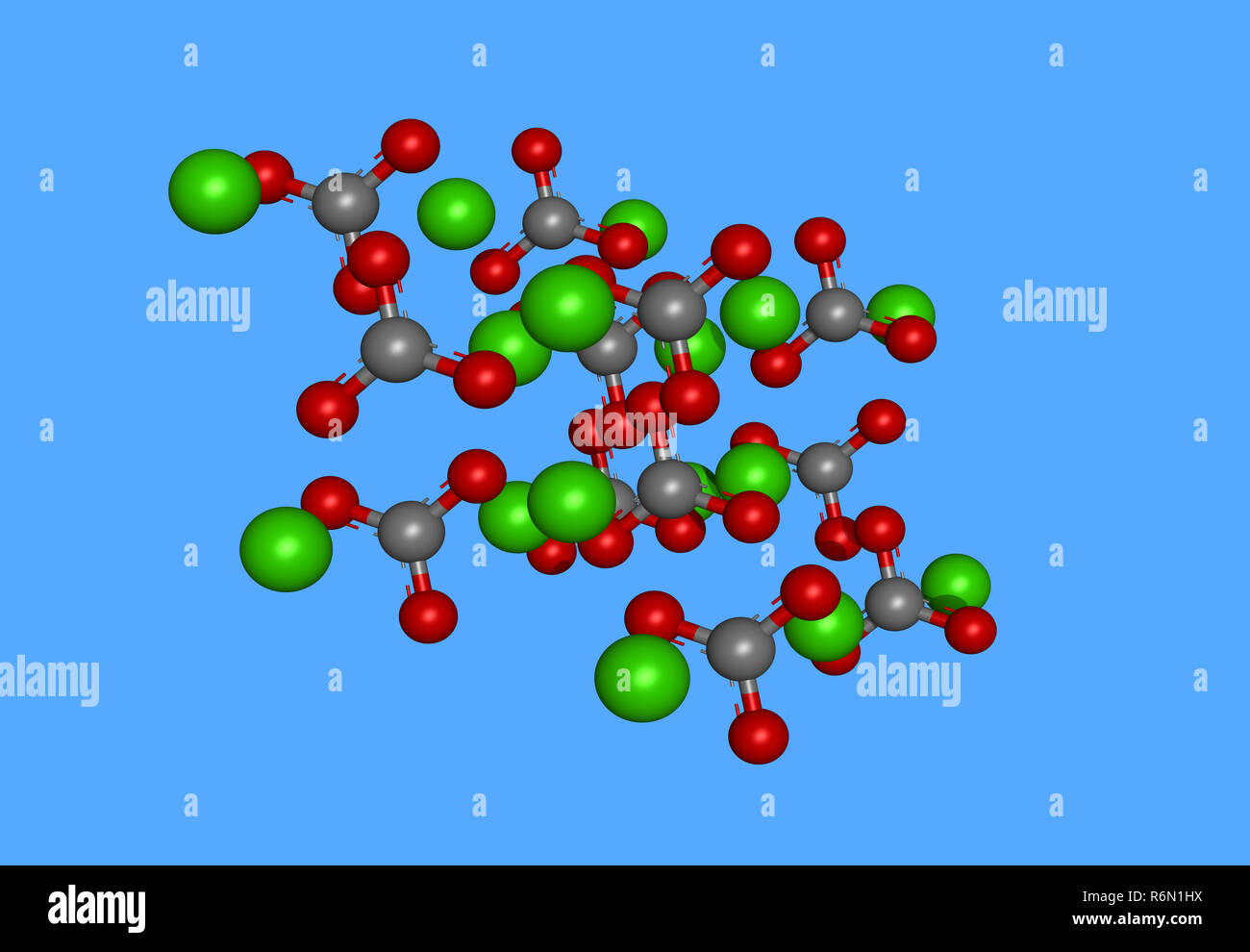 calcite molecule model Stock Photo - Alamy