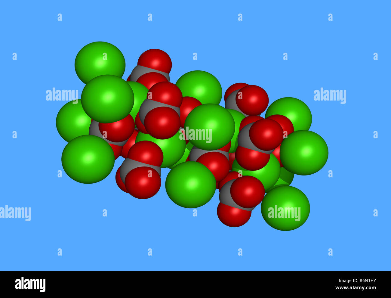 calcite molecule model Stock Photo - Alamy