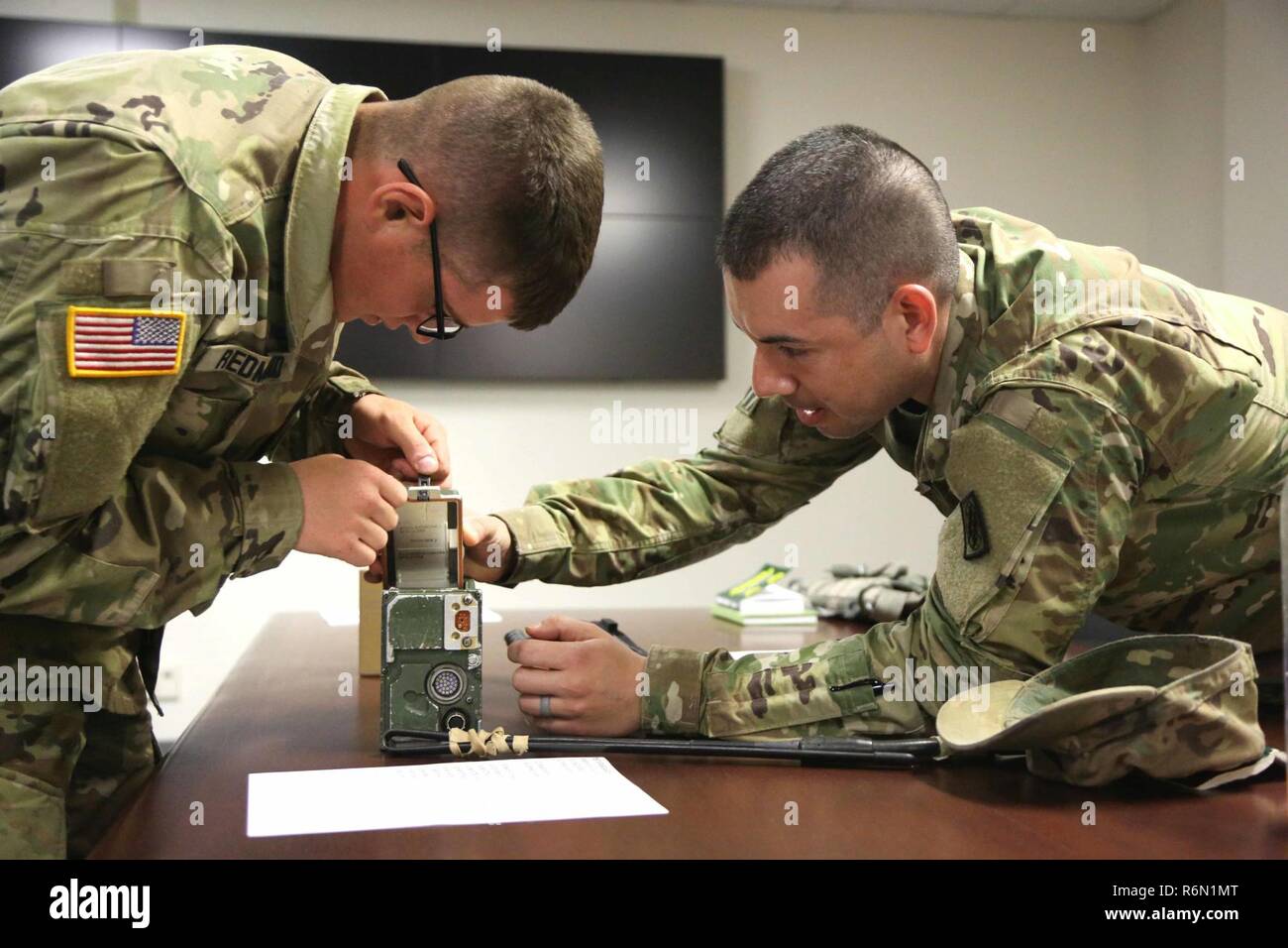U.S. Army Sgt. Taylor Redmond, assigned to 311th Signal Command ...