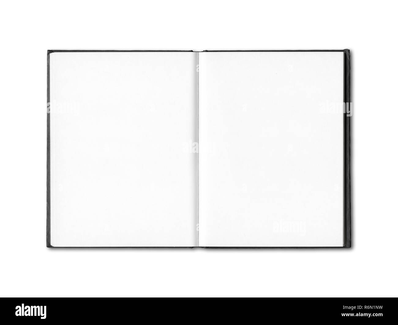 Empty notebook pages text Cut Out Stock Images & Pictures - Alamy