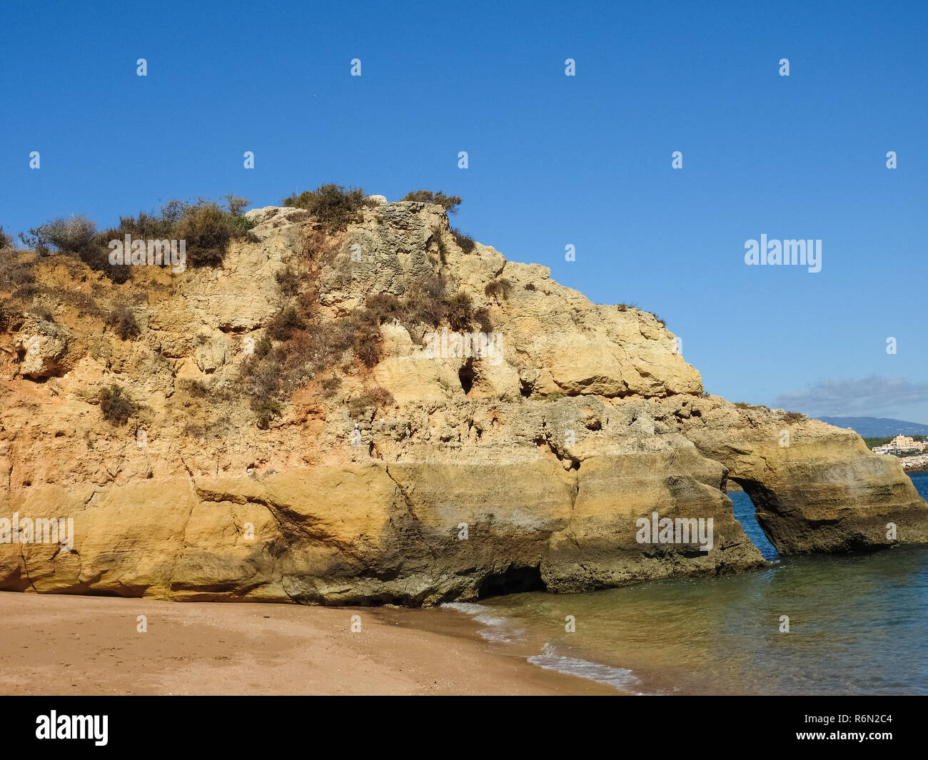 algarve coast at lagos Stock Photo - Alamy