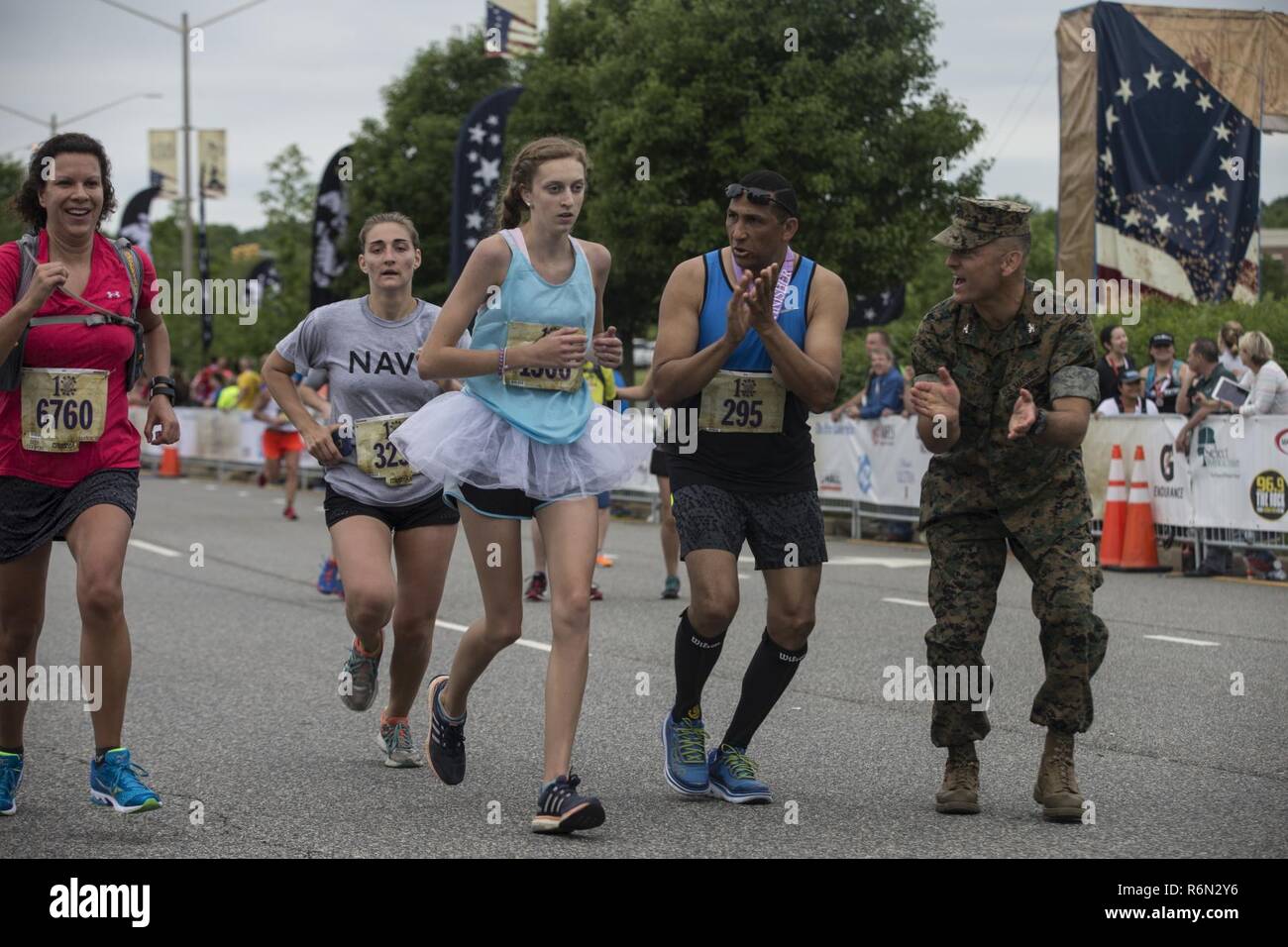 U.S. Marine Corps Col. Joseph M. Murray, commander, Marine Corps Base ...