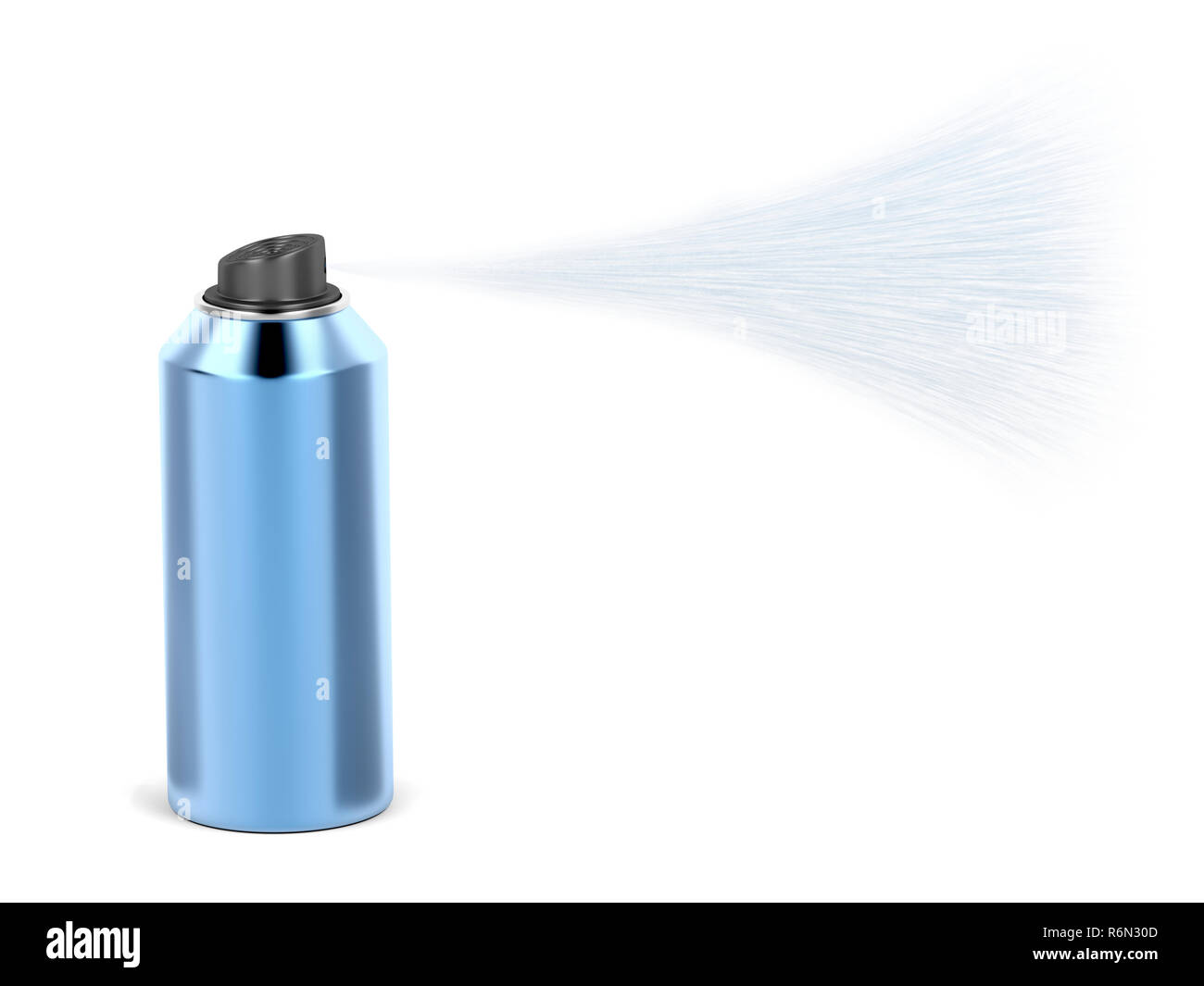Blue spray can Stock Photo - Alamy