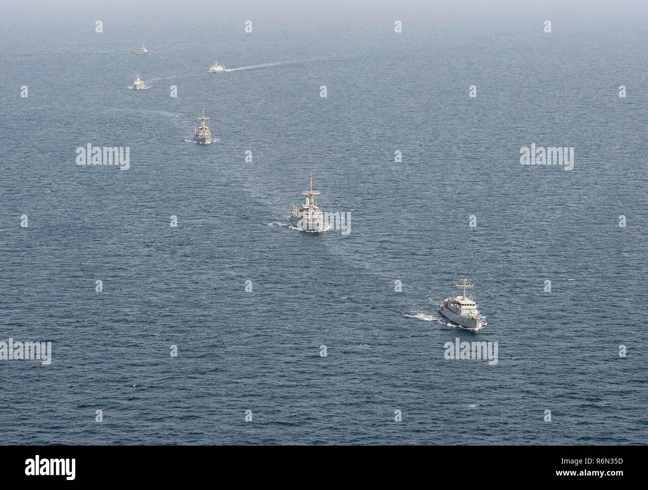ARABIAN GULF (May 27, 2017) US Navy mine countermeasures (MCM) ships ...