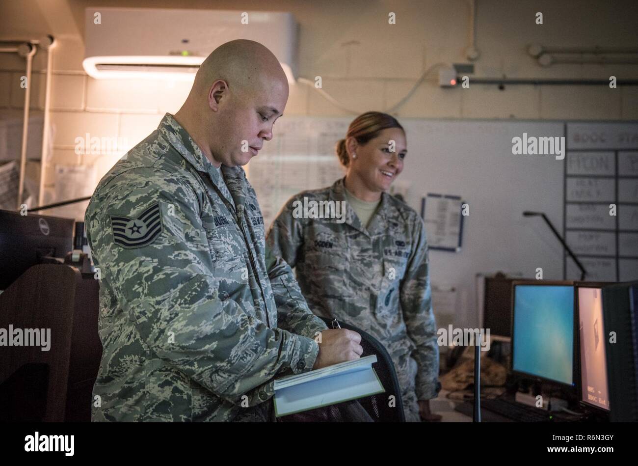 U.S. Air National Guard Tech. Sgt. Roman Duenas, a security forces ...