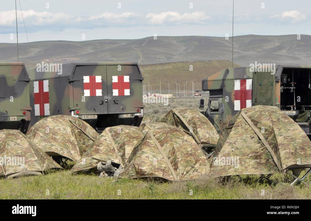 The 141 Brigade Support Battalion set up a Brigade Support Area (BSA ...