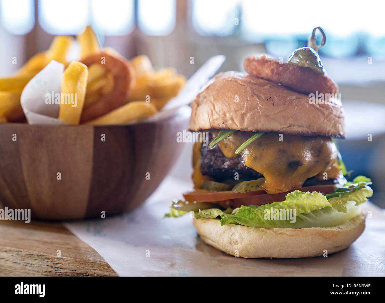 overload beef hamburger Stock Photo - Alamy