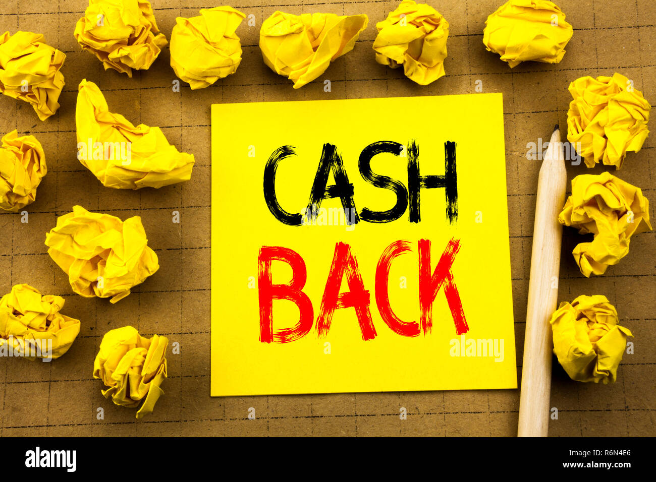 Cash Back Cashback. Business concept for Money Assurance written on ...