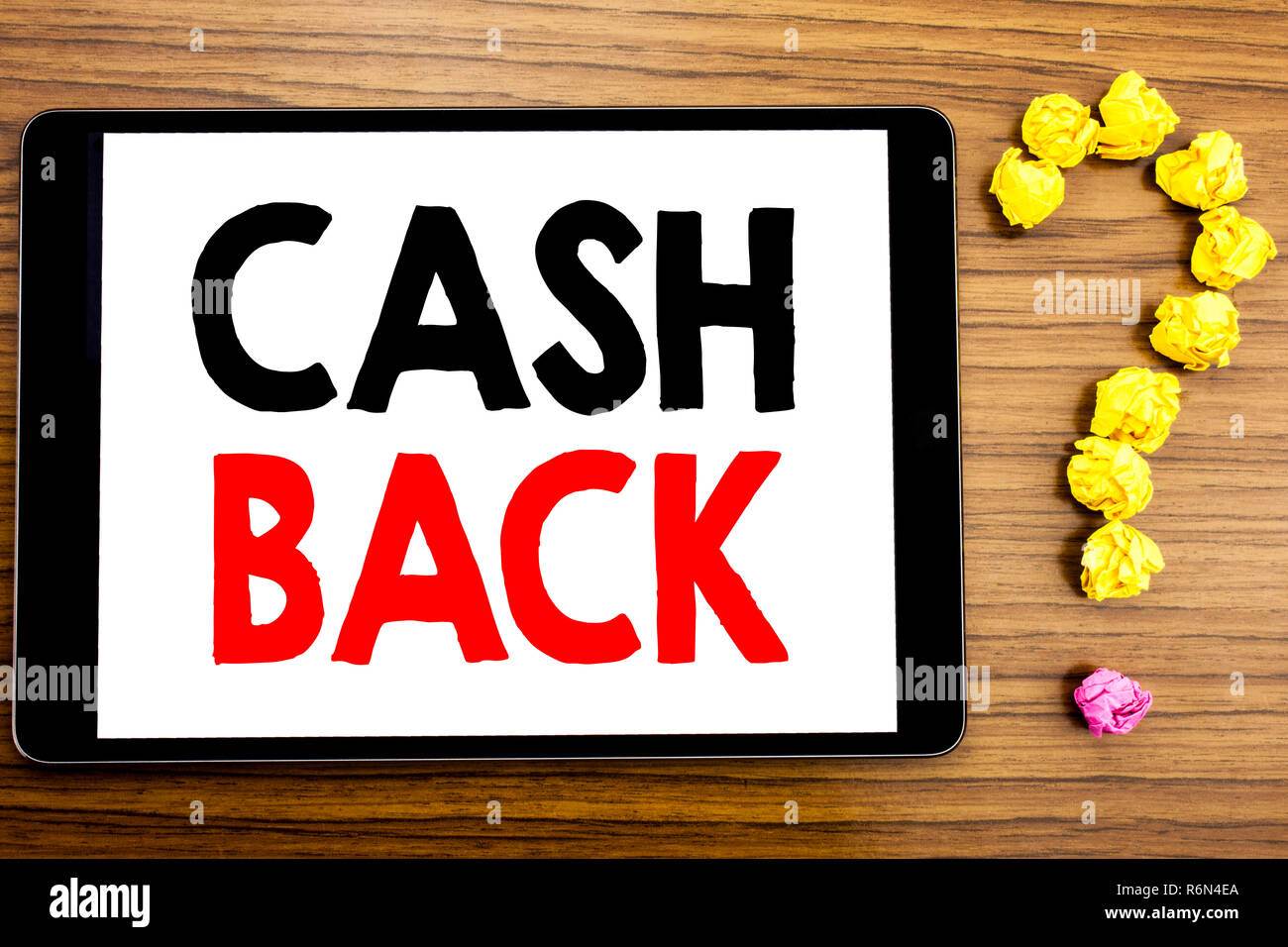 Writing text showing Cash Back Cashback. Business concept for Money ...