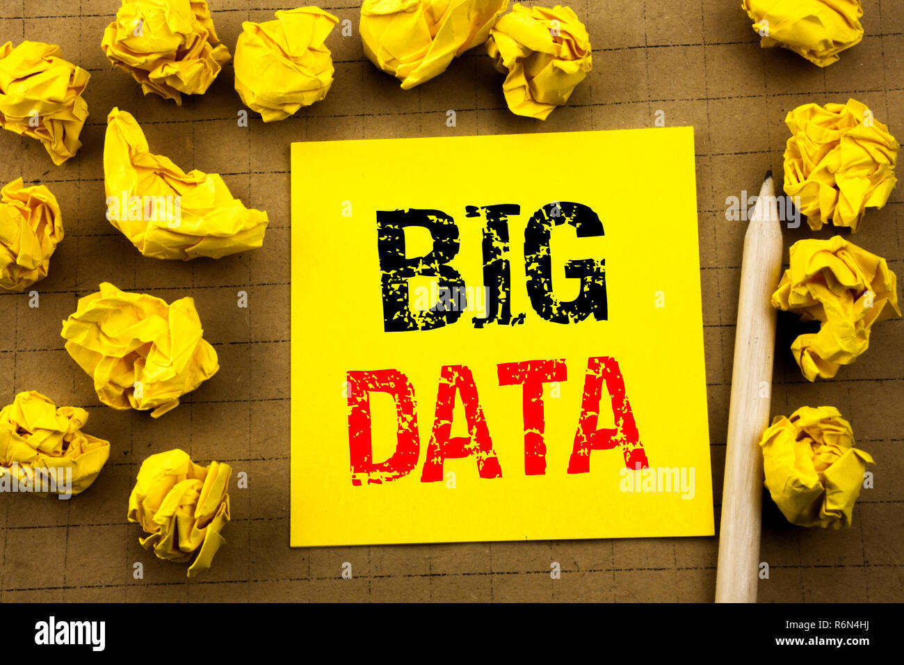 Handwriting text showing Big Data. Business concept for Digital ...