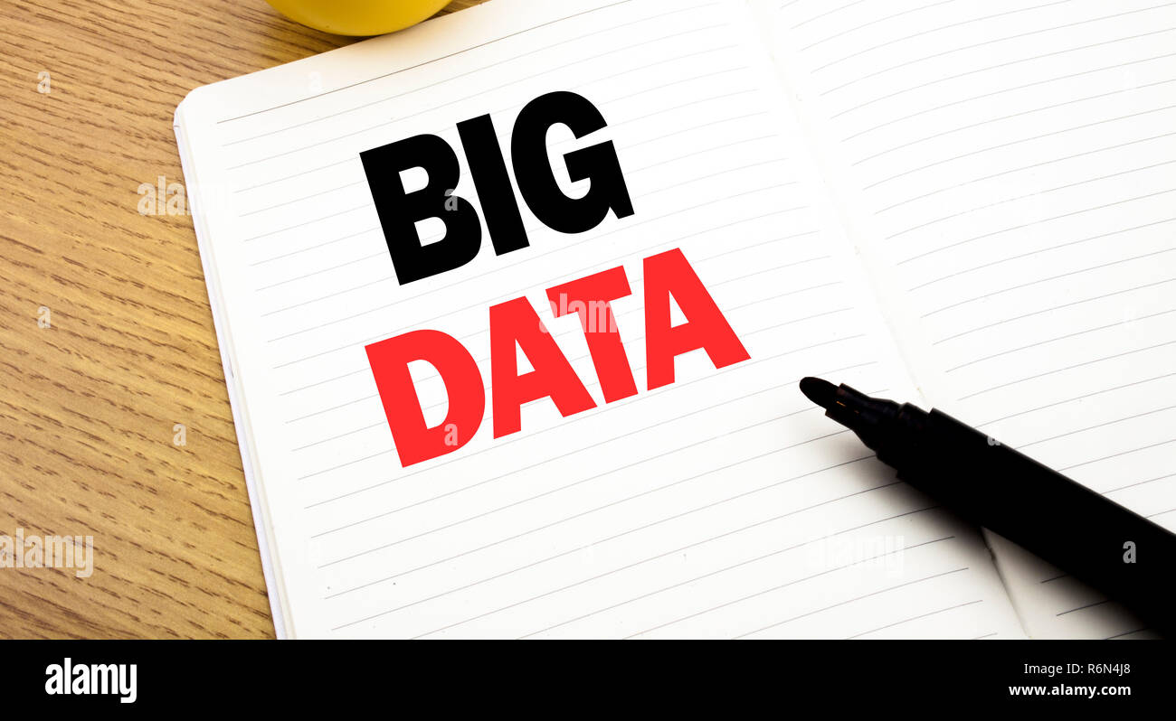 Conceptual hand writing text caption inspiration showing Big Data ...