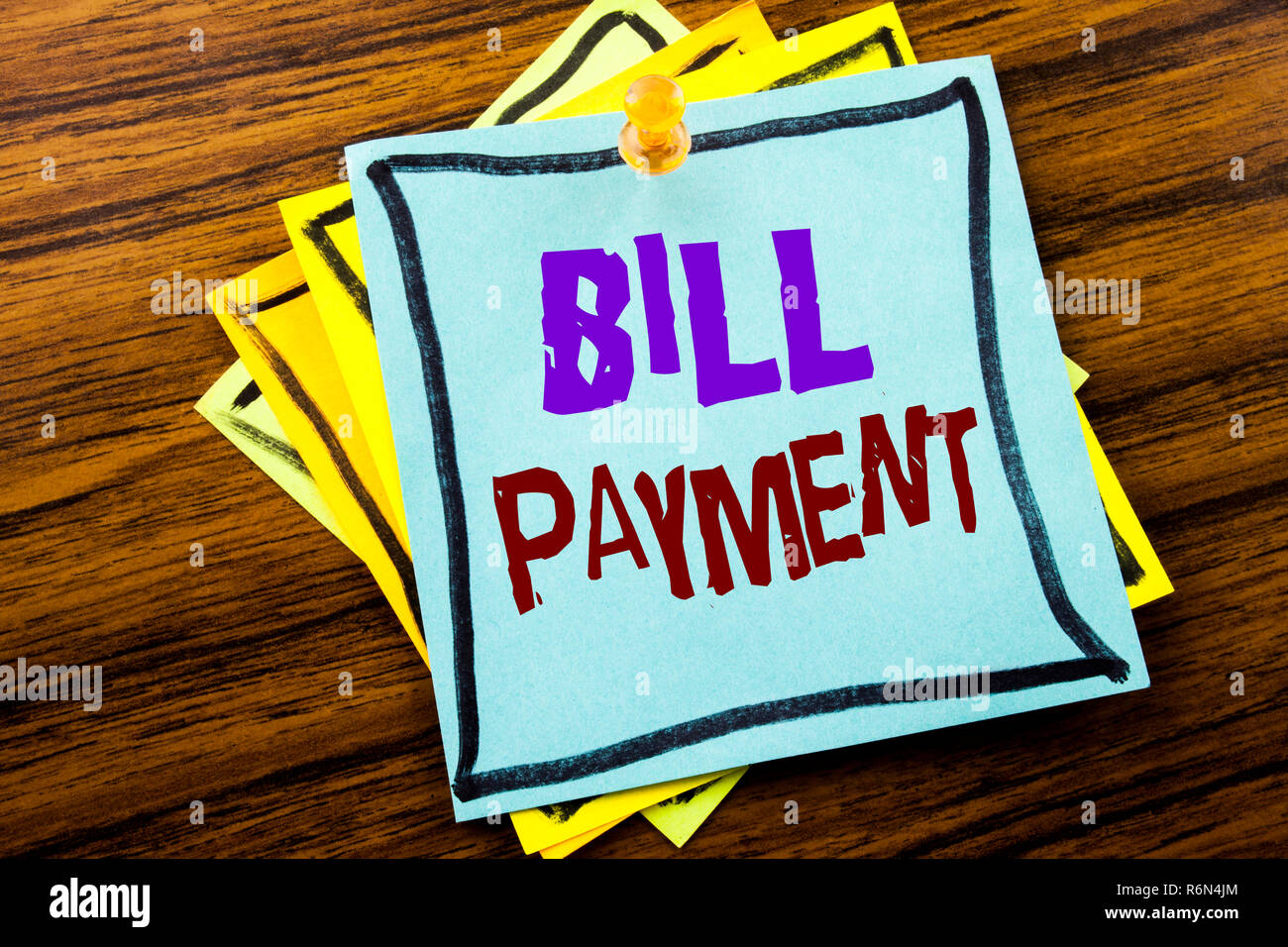 Writing text showing Bill Payment. Business concept for Billing Pay ...