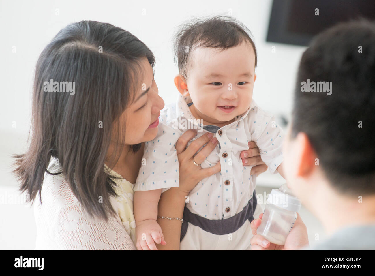 Family bonding time Stock Photo - Alamy