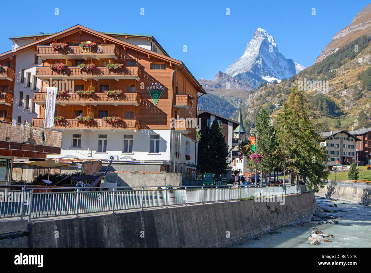 River vispa zermatt matterhorn hi-res stock photography and images - Alamy