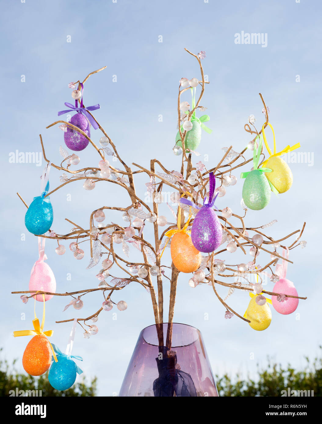 easter egg tree Stock Photo - Alamy
