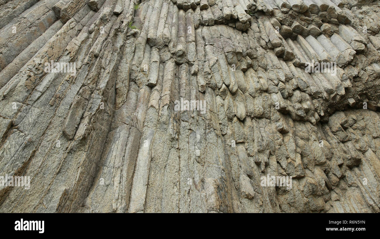 Rock tubular form Stock Photo - Alamy