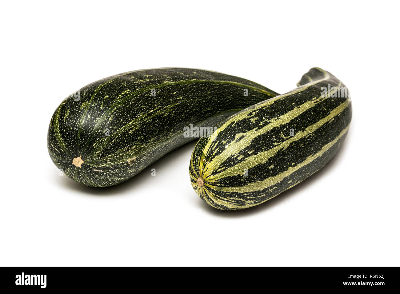 Zucchini on a white background Stock Photo - Alamy