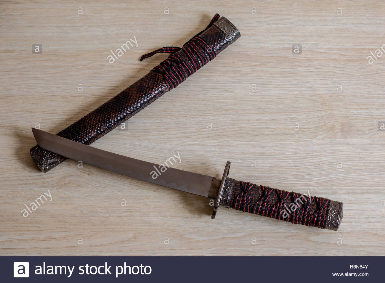 Katana Samurai Sword White Stock Photos & Katana Samurai Sword White ...