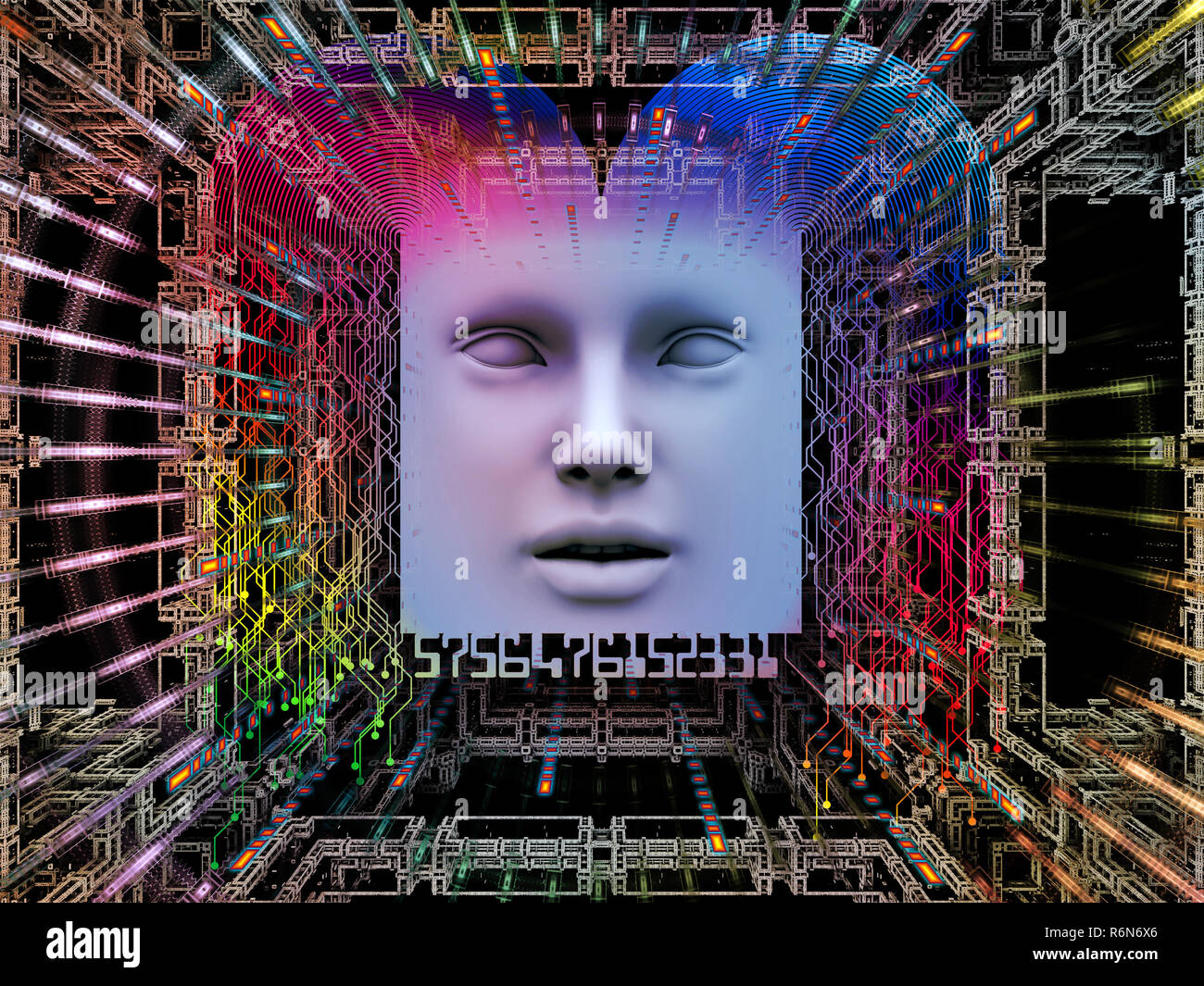 Synergies of Super Human AI Stock Photo - Alamy