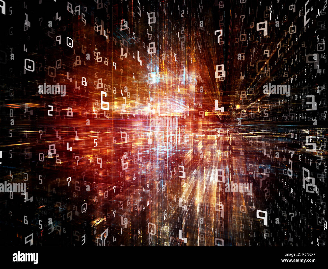Acceleration of Digital Space Stock Photo - Alamy