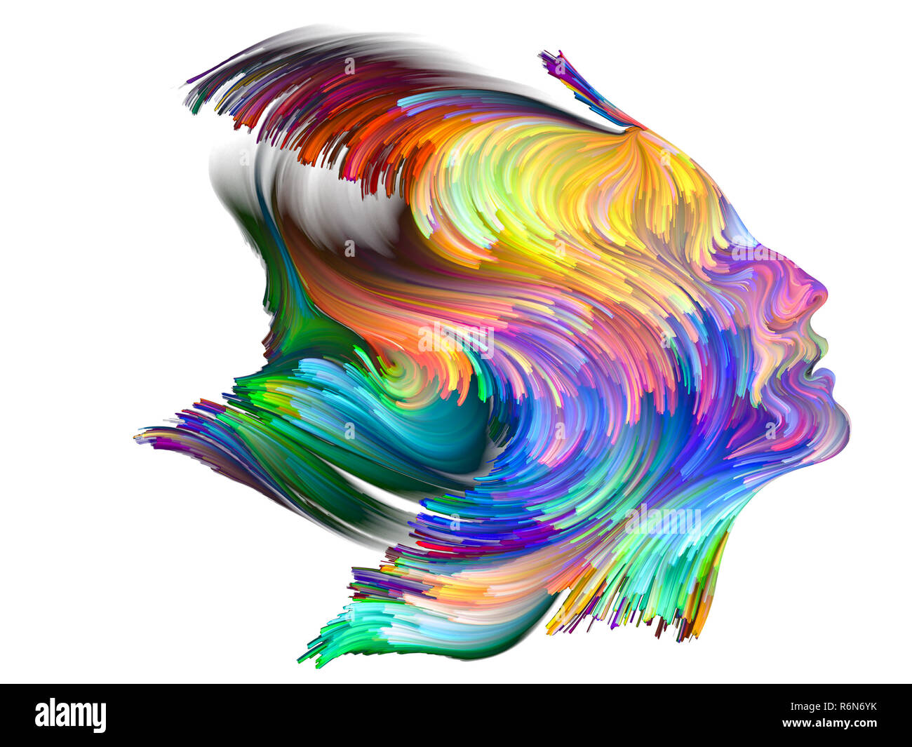 Dynamic color palette Cut Out Stock Images & Pictures - Alamy