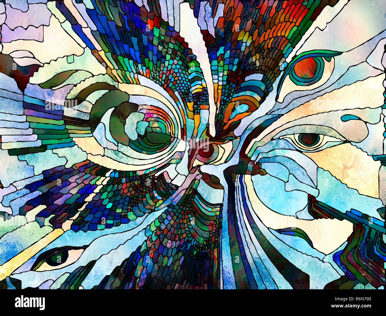 Visualization of Color Division Stock Photo - Alamy