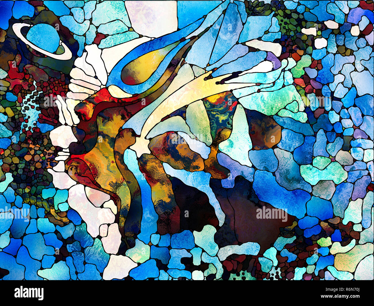 Conceptual Color Division Stock Photo - Alamy