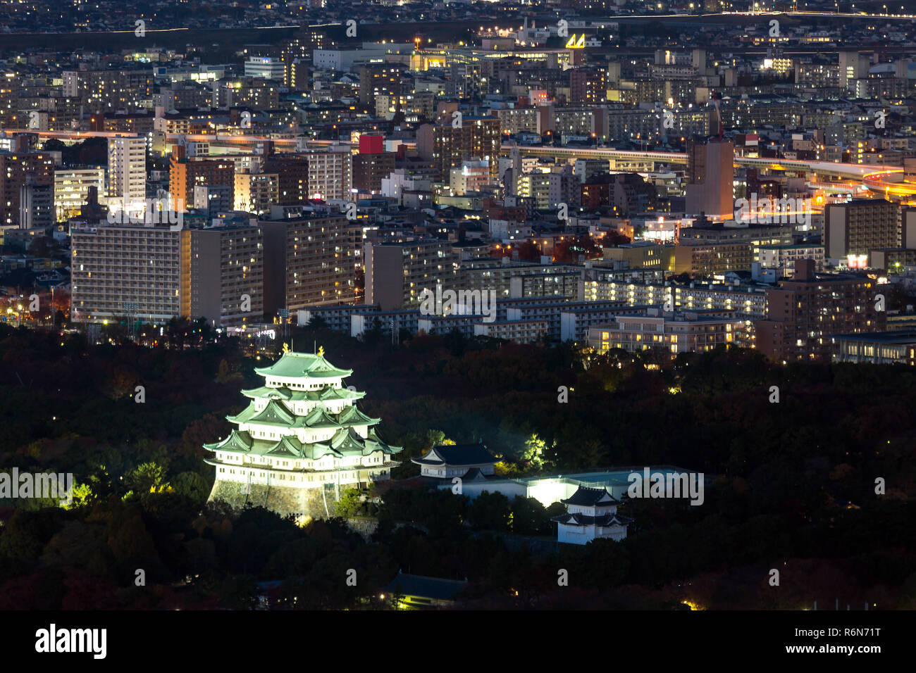 Aerial view of nagoya castle hi-res stock photography and images - Alamy