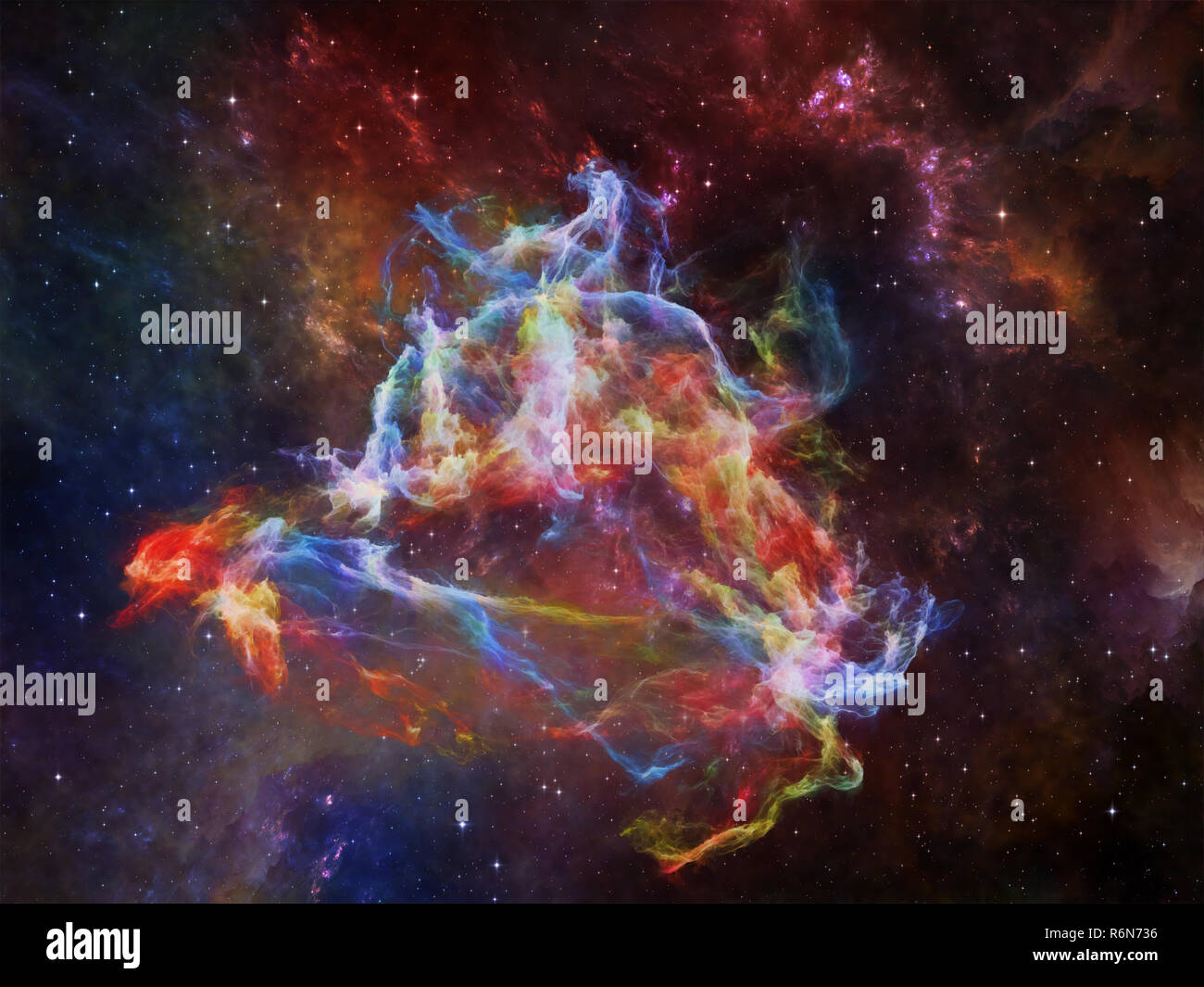 Inner Life of Nebula Stock Photo - Alamy