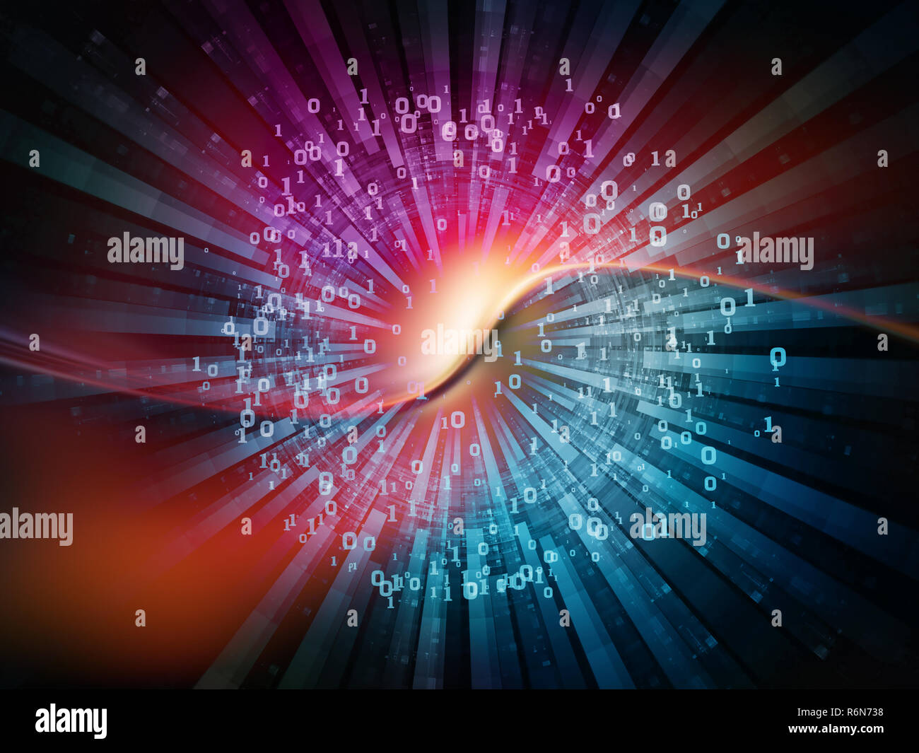 Lights of Digital World Stock Photo - Alamy